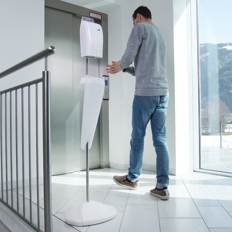 XIBU DISINFECT GEL hybrid » Berührungsloser Gel-Spender für die ...