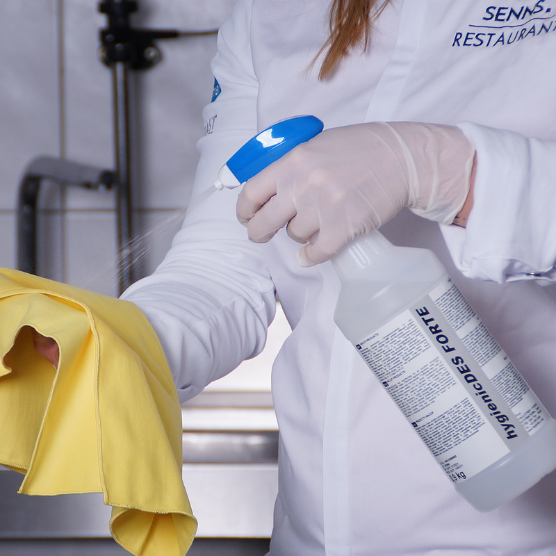 hygienicDES FORTE » Alkoholisches Schnelldesinfektionsmittel für Küche ...